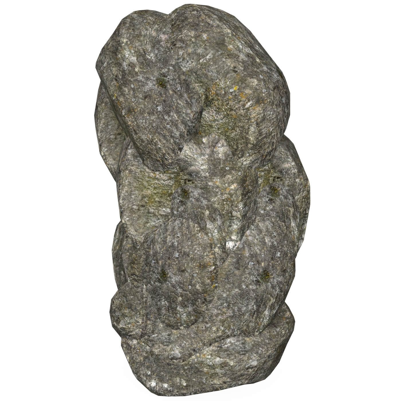 Low Poly Realistic Rock 08 - 3D Model by TreeWorld3d