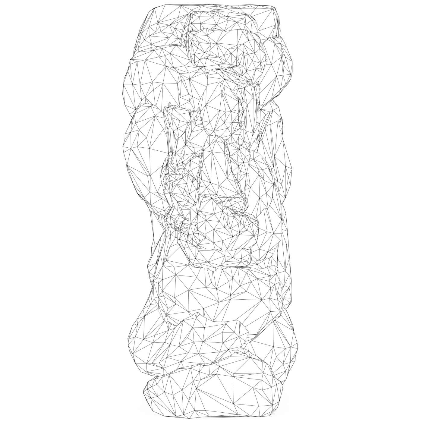 Low Poly Realistic Rock 10 - 3D Model by TreeWorld3d