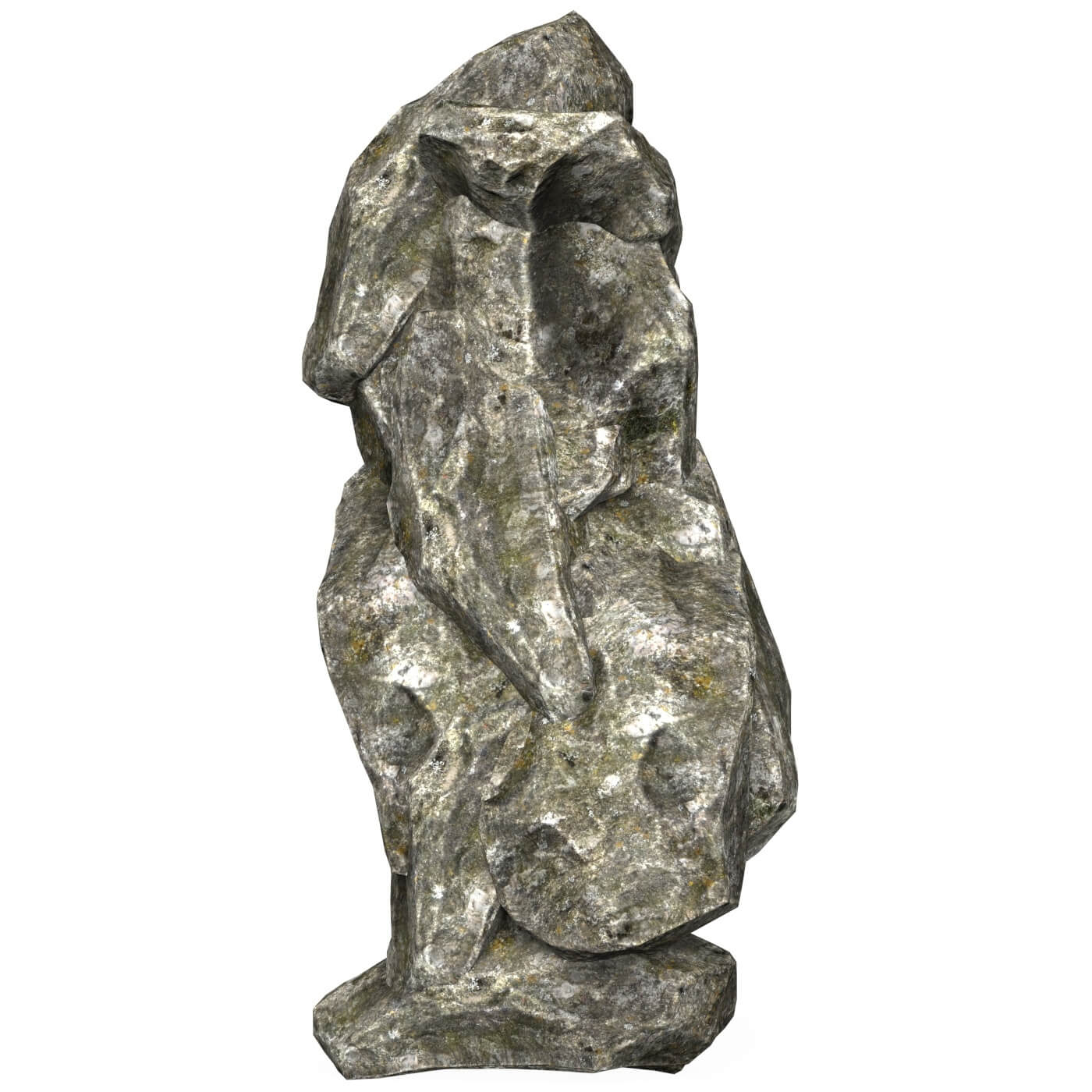 Low Poly Realistic Rock 11 - 3D Model by TreeWorld3d