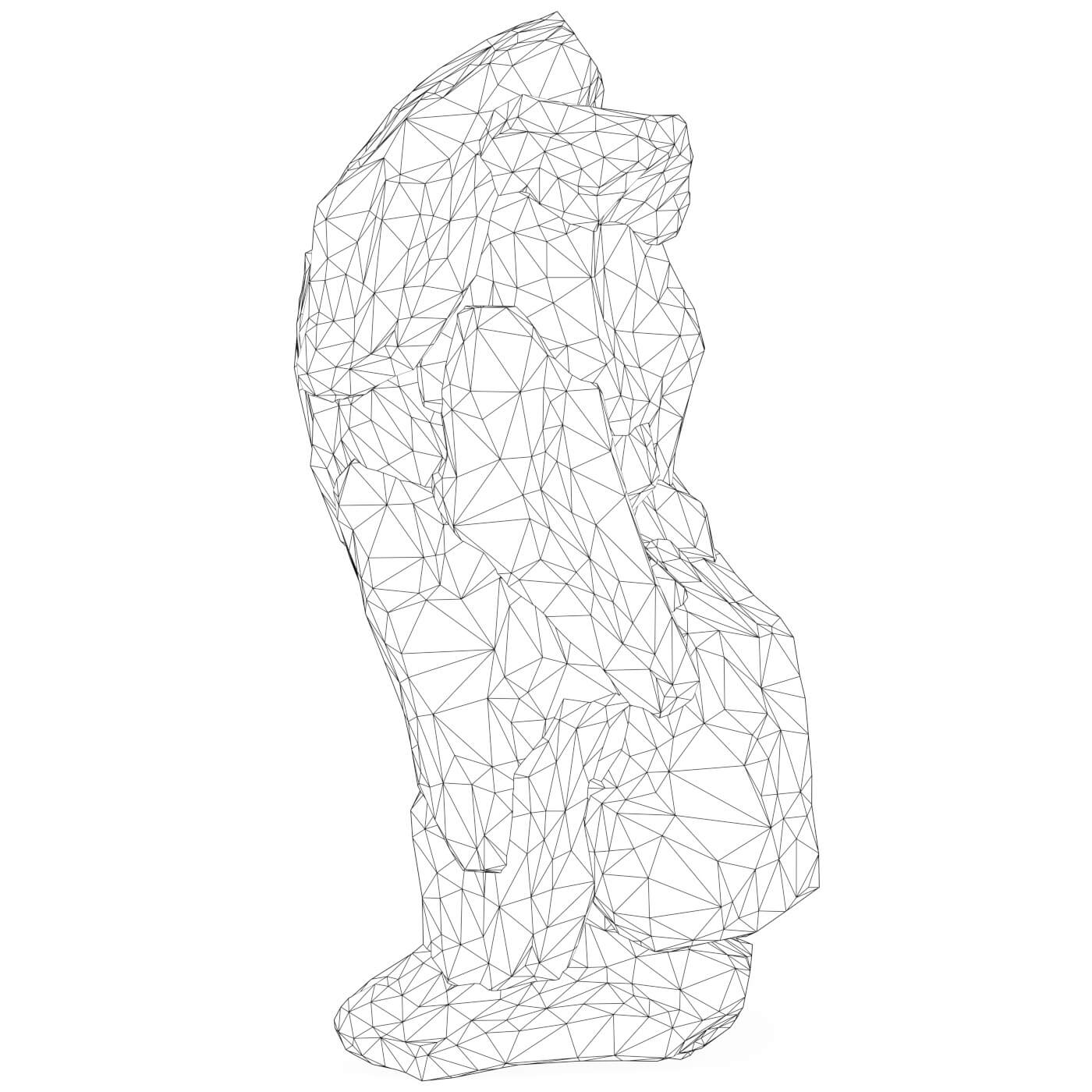 Low Poly Realistic Rock 11 - 3D Model by TreeWorld3d