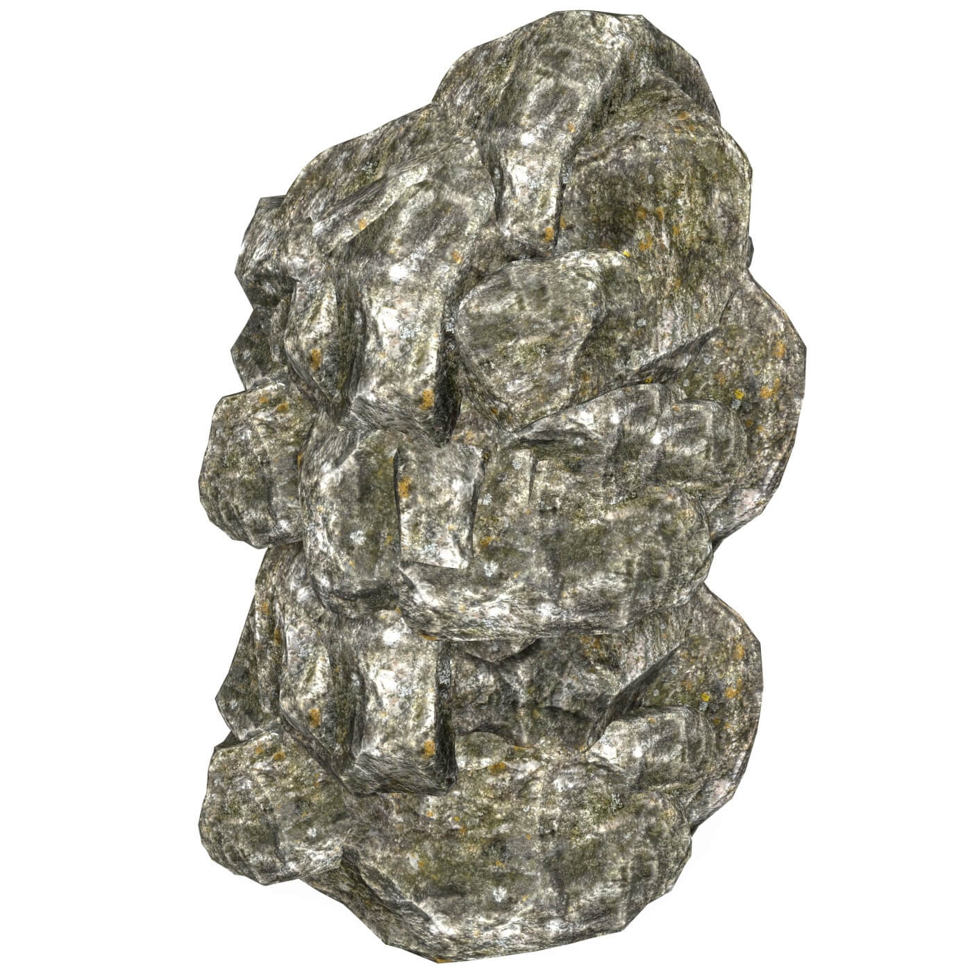 Low Poly Realistic Rock 12 - 3D Model by TreeWorld3d