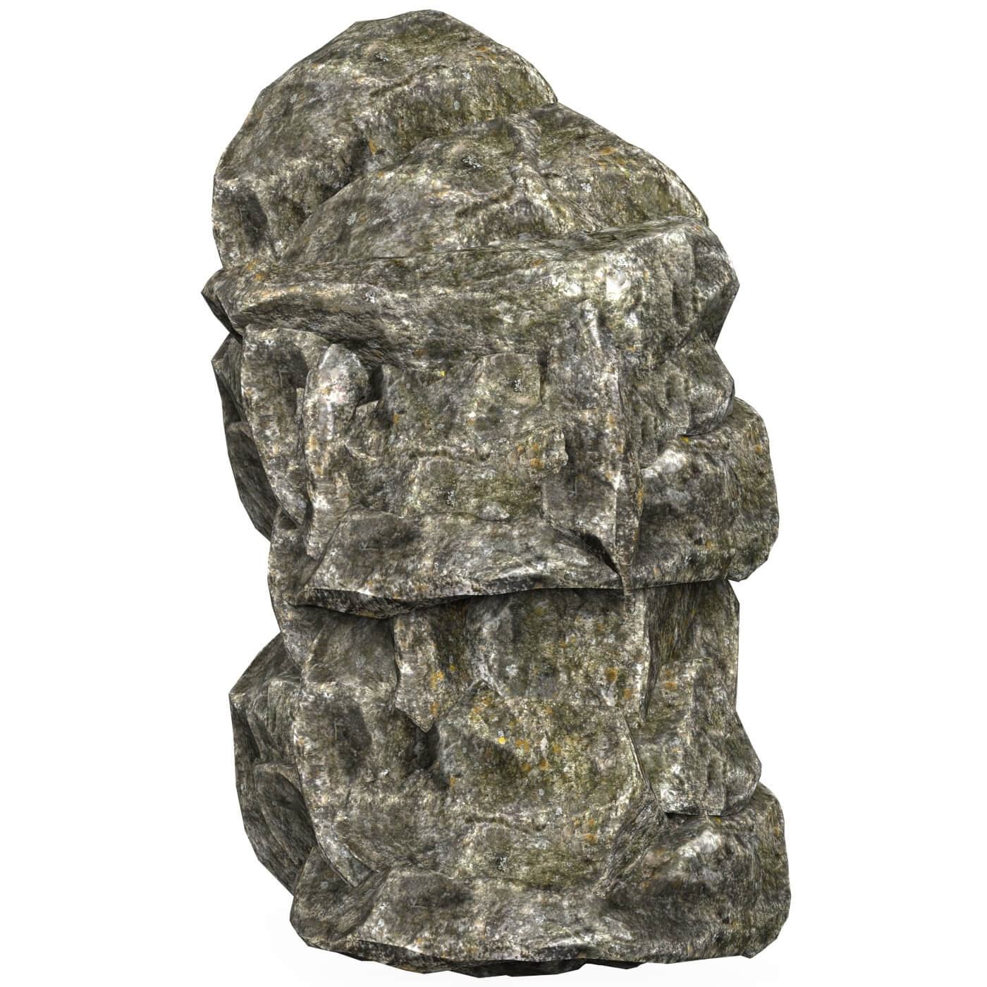 Low Poly Realistic Rock 12 - 3D Model by TreeWorld3d