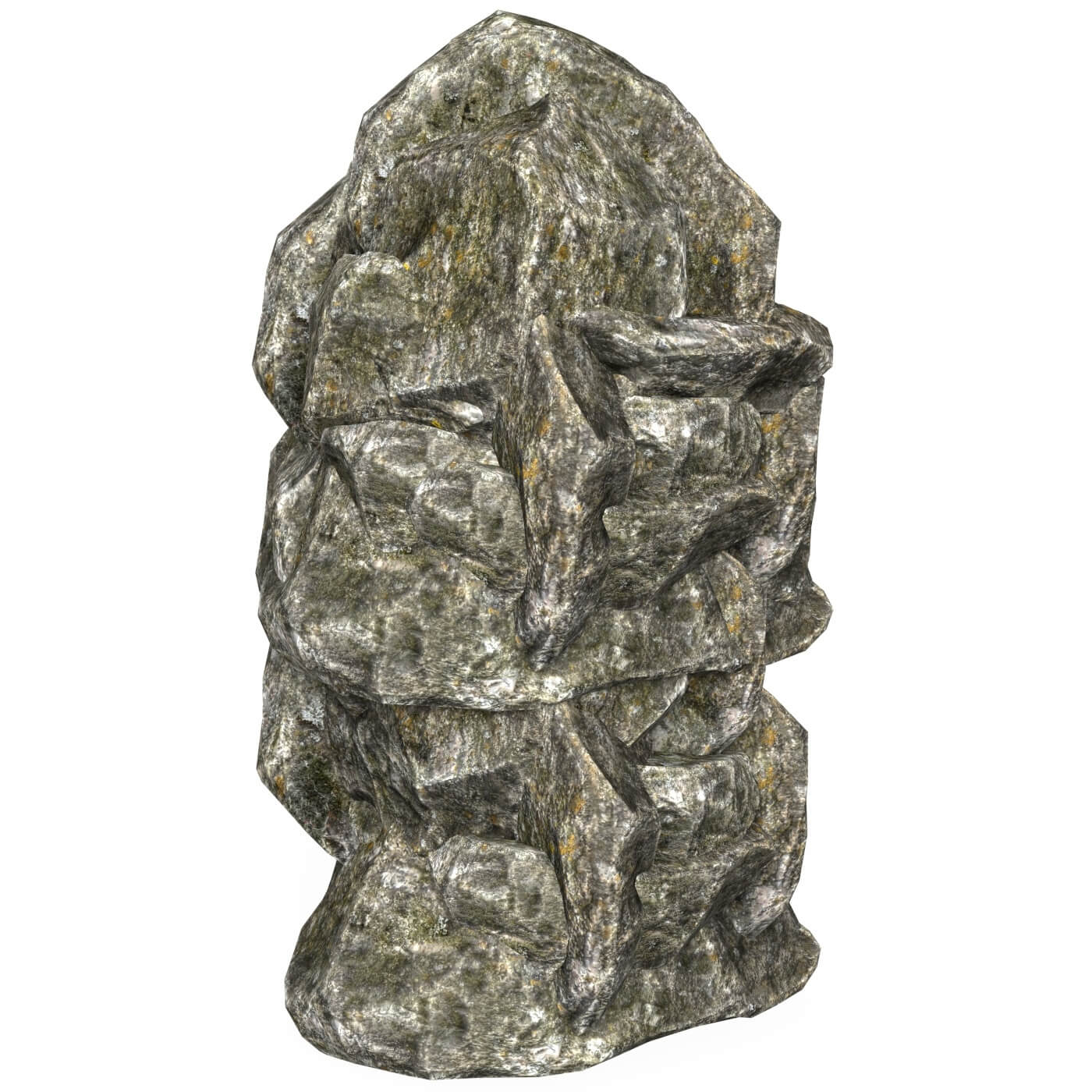 Low Poly Realistic Rock 12 - 3D Model by TreeWorld3d