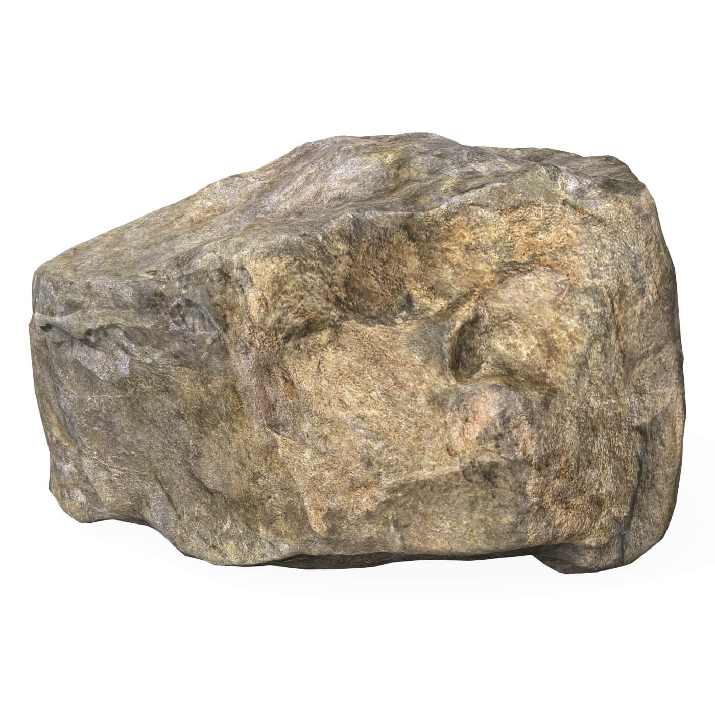 Low Poly Stone Rock 01 - 3D Model by TreeWorld3d