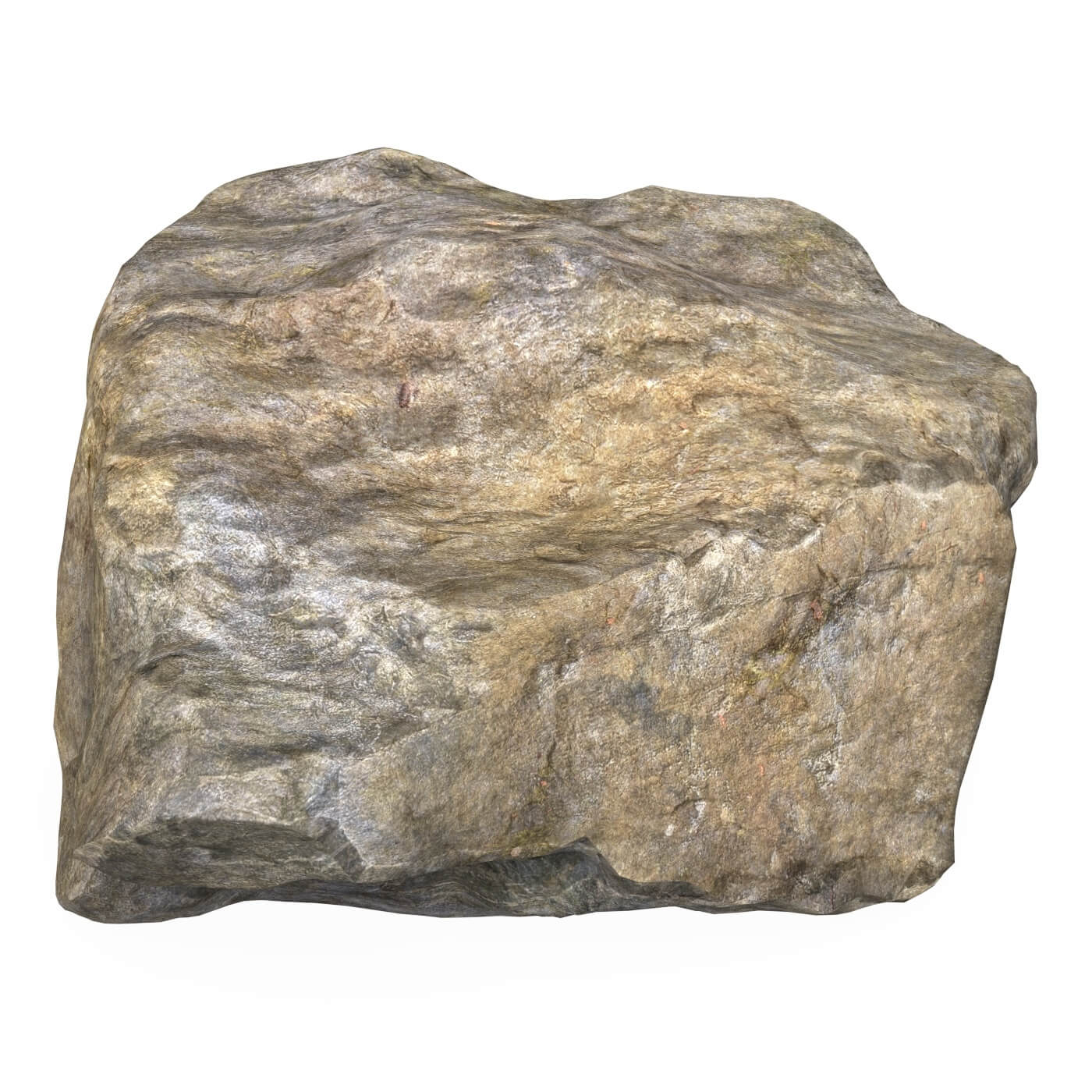 Low Poly Stone Rock 01 - 3D Model by TreeWorld3d