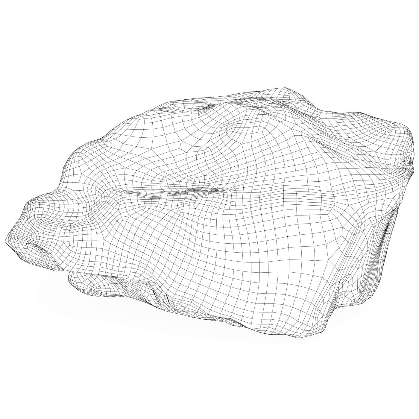 Low Poly Stone Rock 01 - 3D Model by TreeWorld3d