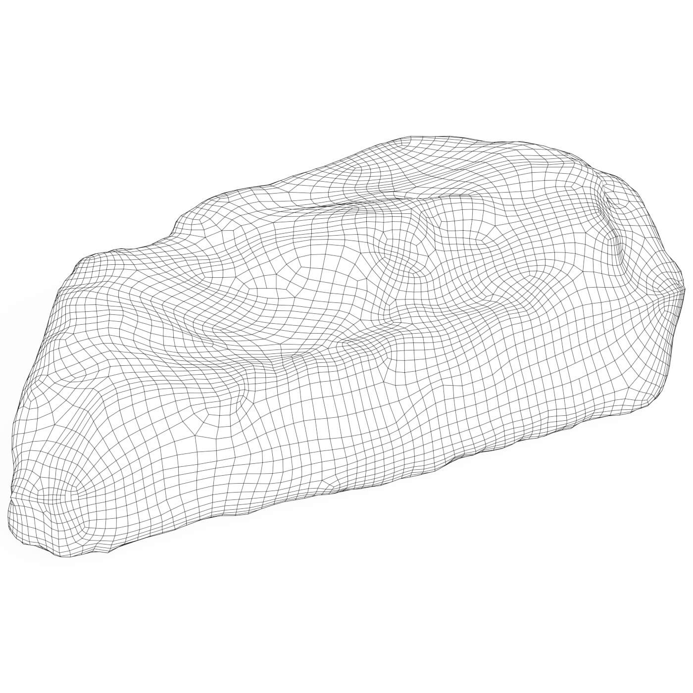 Low Poly Stone Rock 02 - 3D Model by TreeWorld3d