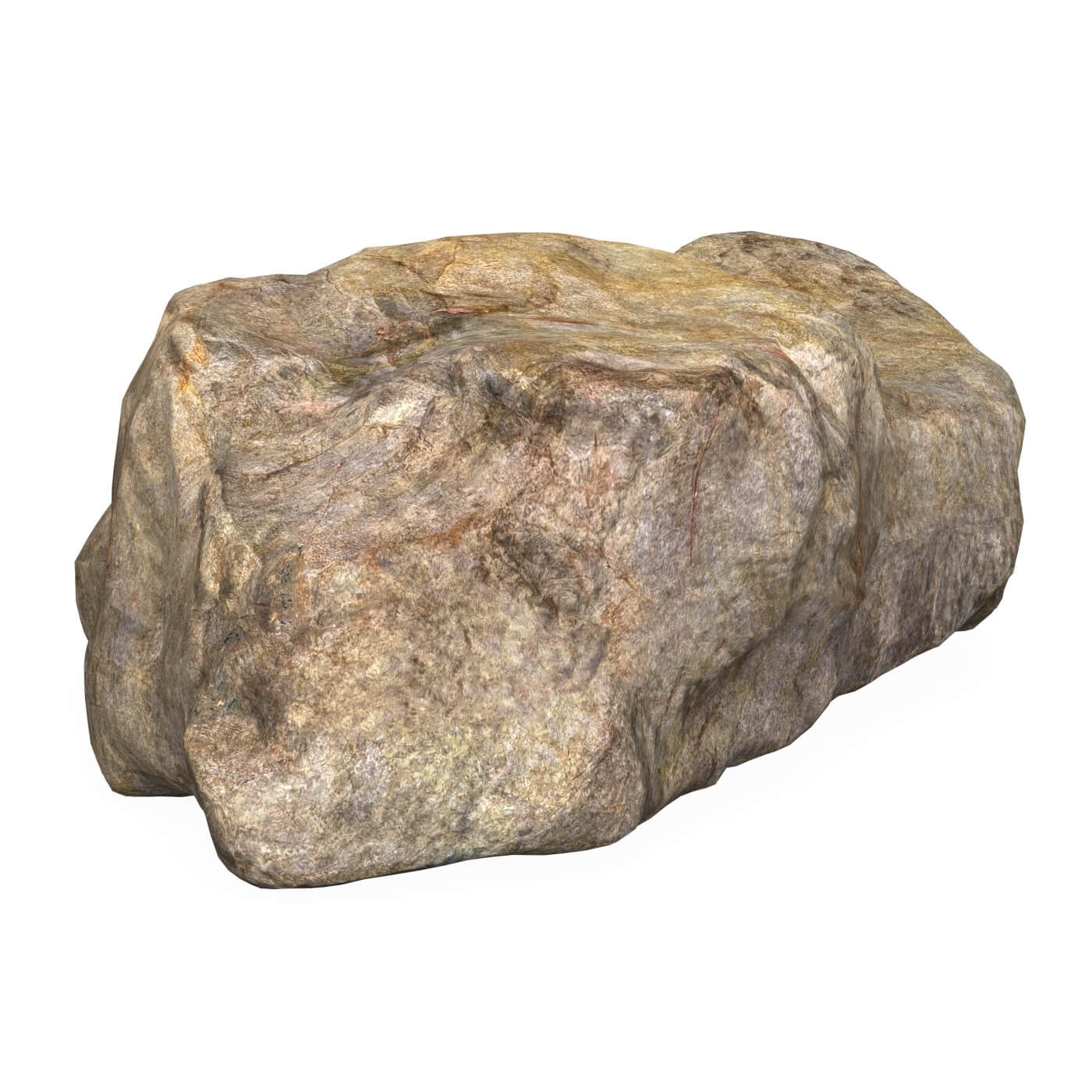Low Poly Stone Rock 04 - 3D Model by TreeWorld3d