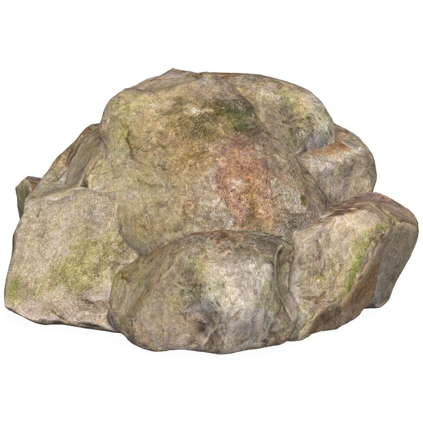 Low Poly Stone Rock 10 - 3D Model by TreeWorld3d