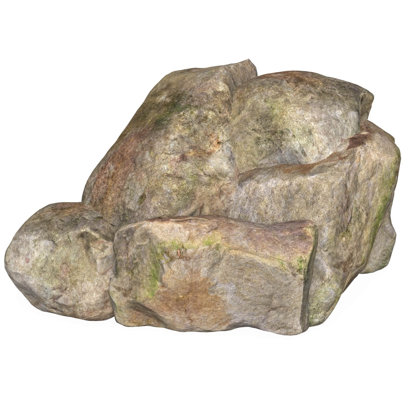 Low Poly Stone Rock 10 - 3D Model by TreeWorld3d