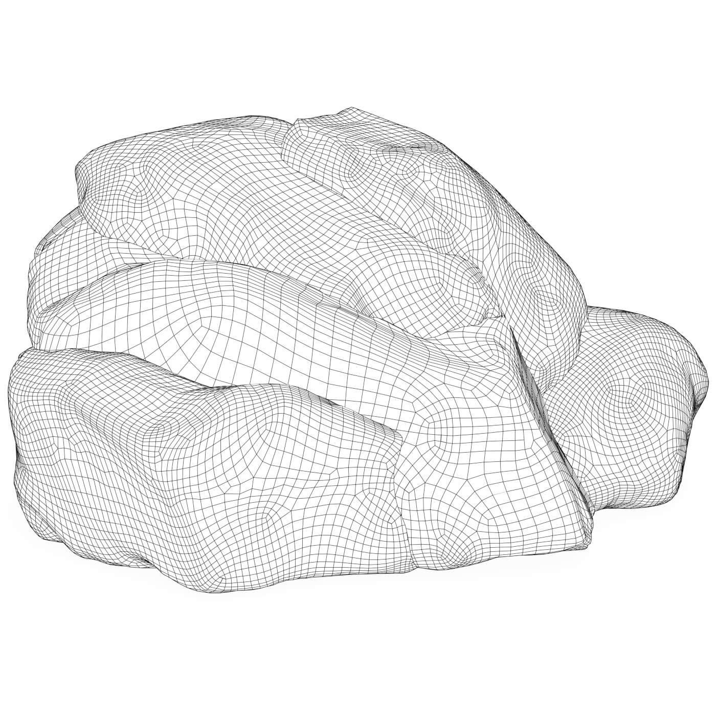 Low Poly Stone Rock 10 - 3D Model by TreeWorld3d