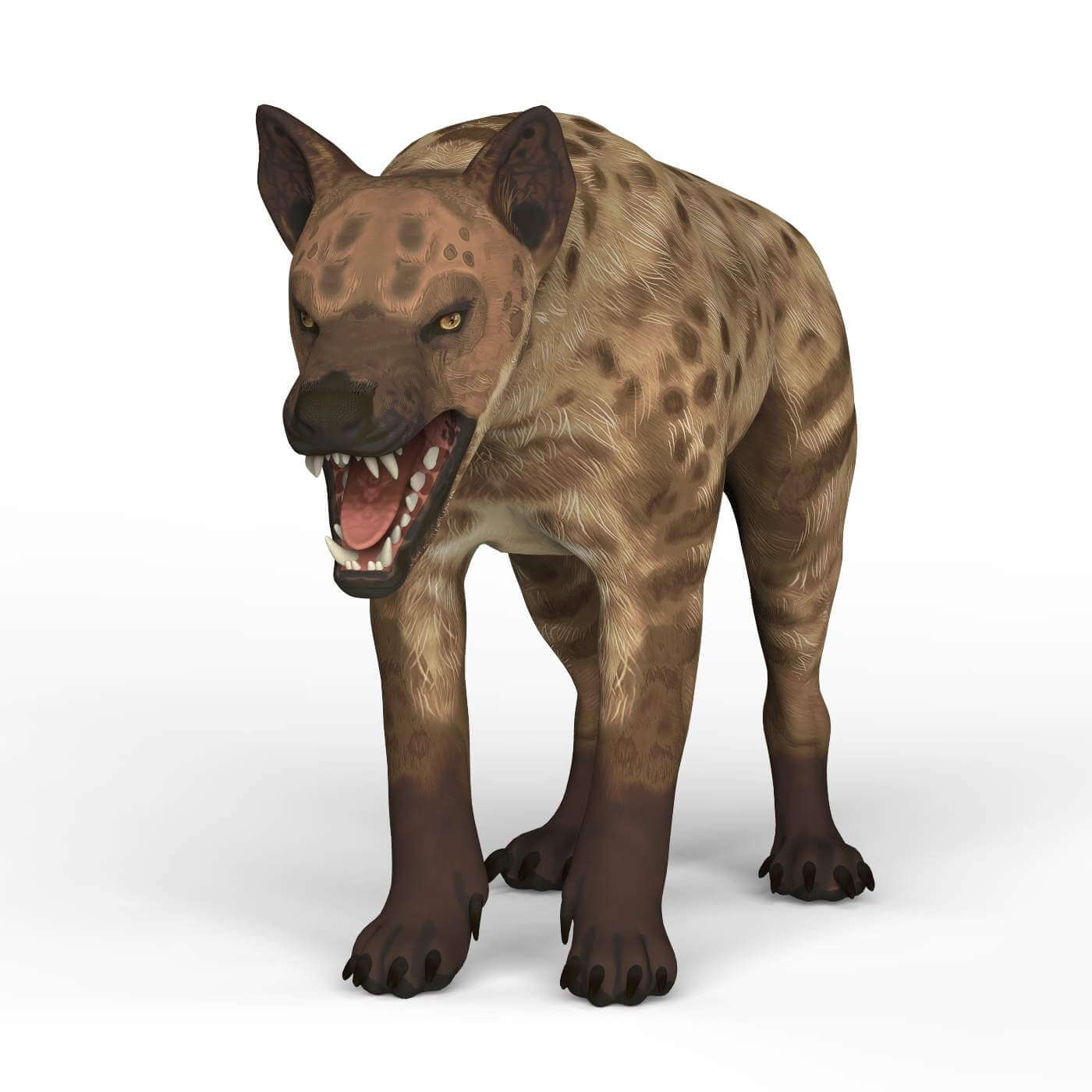 Monster Dog - 3D Model by TreeWorld3d