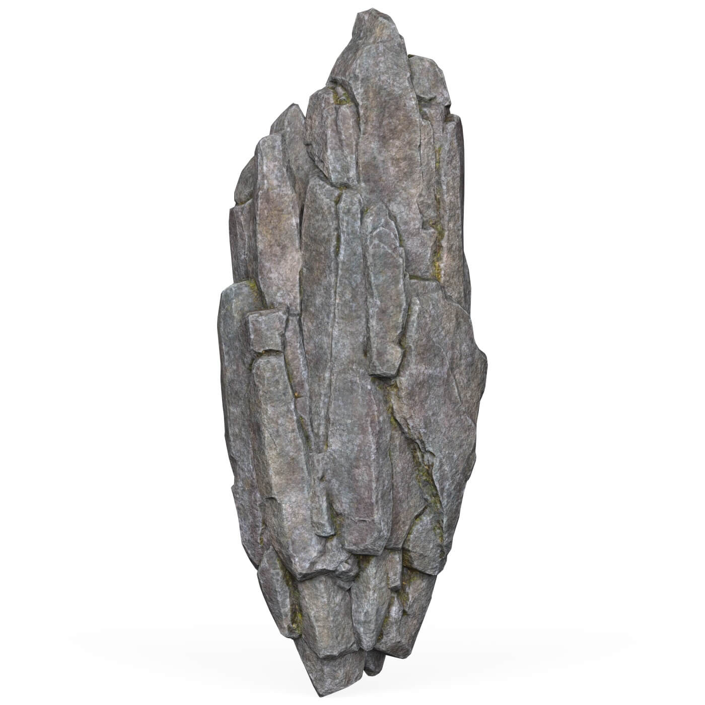 Realistic Low Poly Rock Cliff 01 - 3D Model by TreeWorld3d