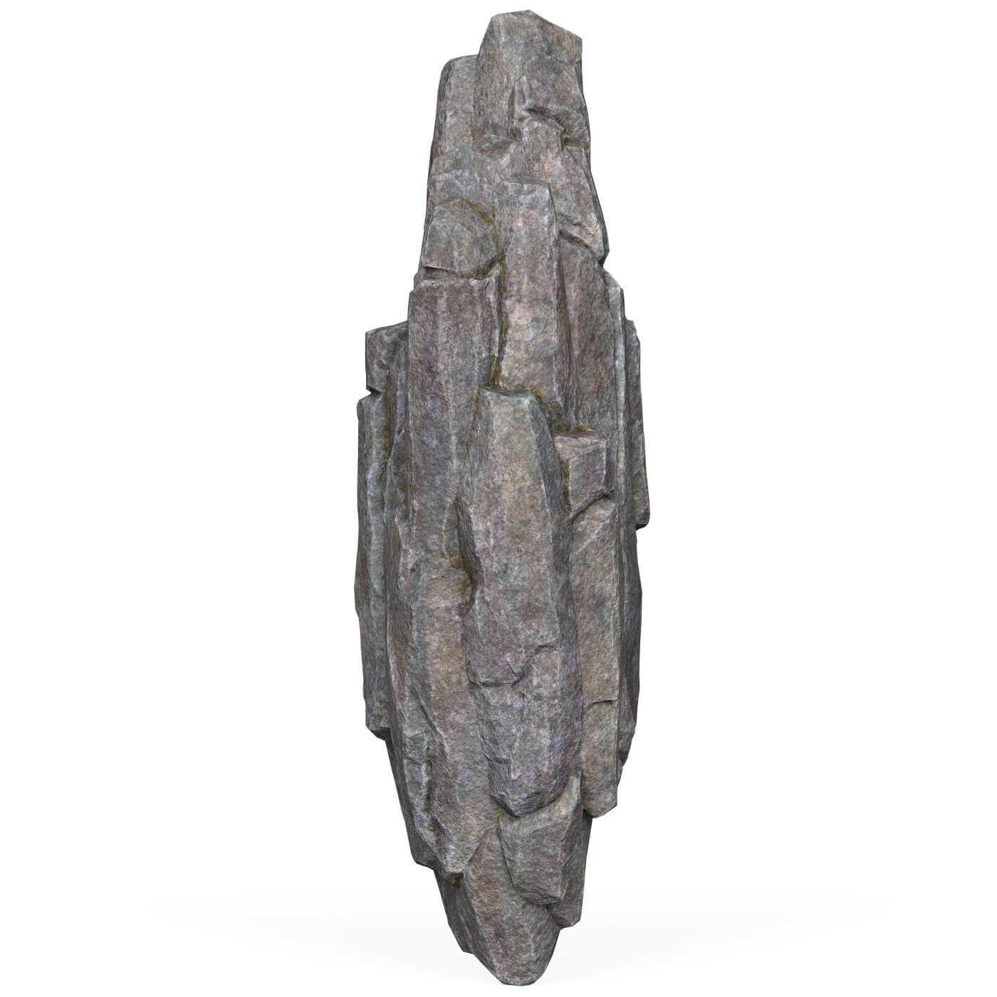 Realistic Low Poly Rock Cliff 01 - 3D Model by TreeWorld3d