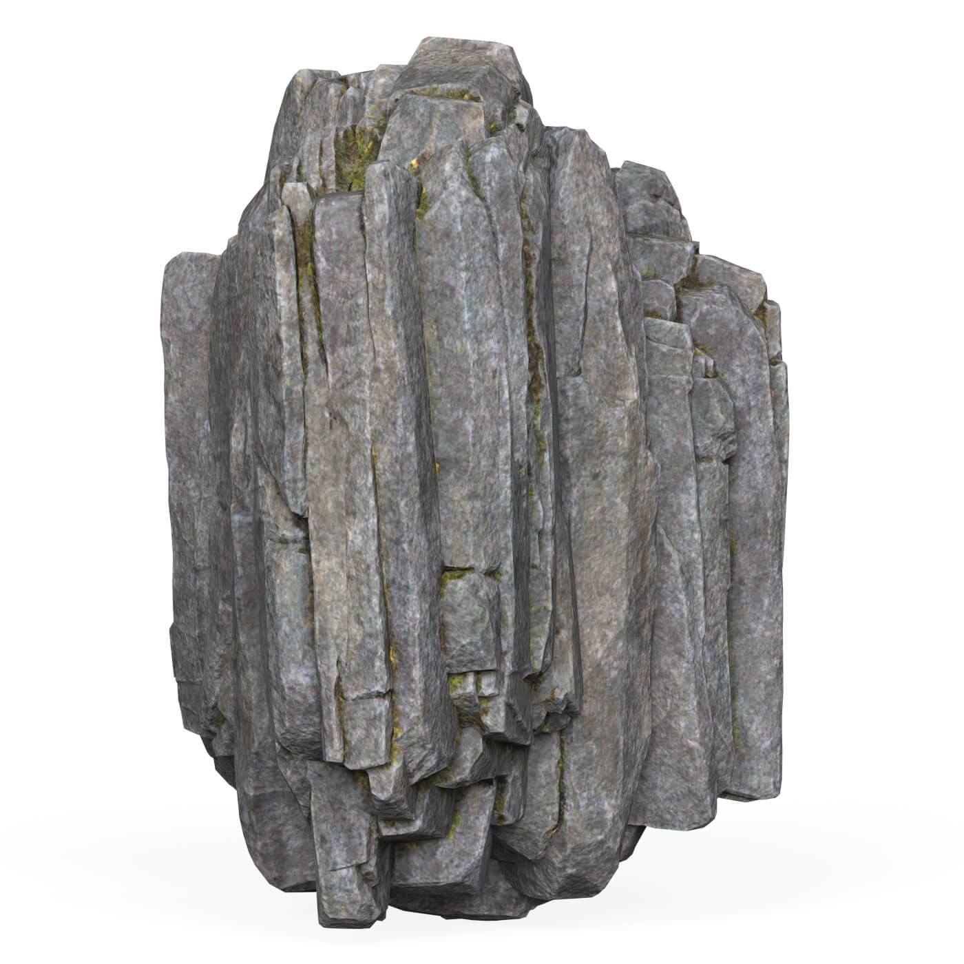 Realistic Low Poly Rock Cliff 03 - 3D Model by TreeWorld3d