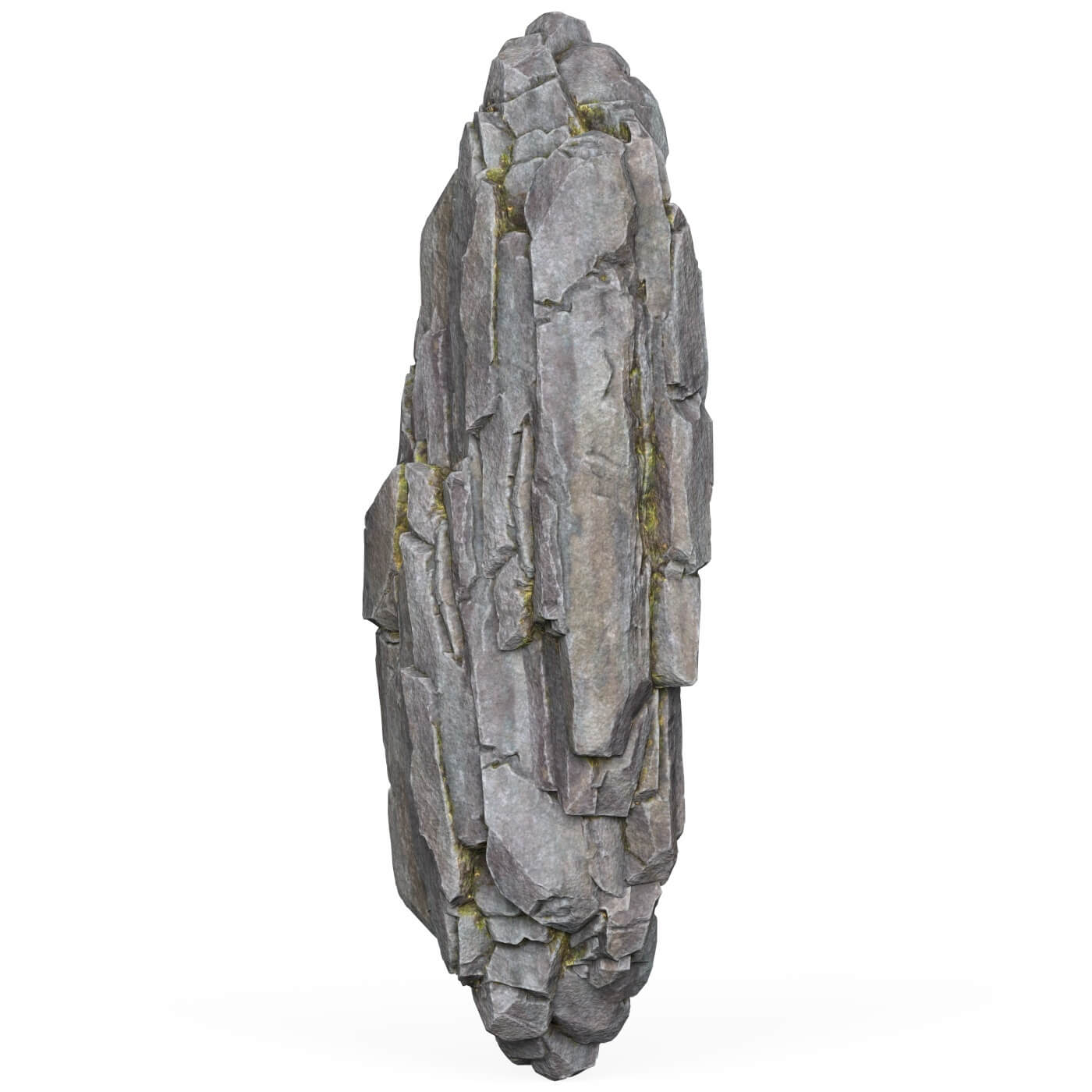 Realistic Low Poly Rock Cliff 04 - 3D Model by TreeWorld3d