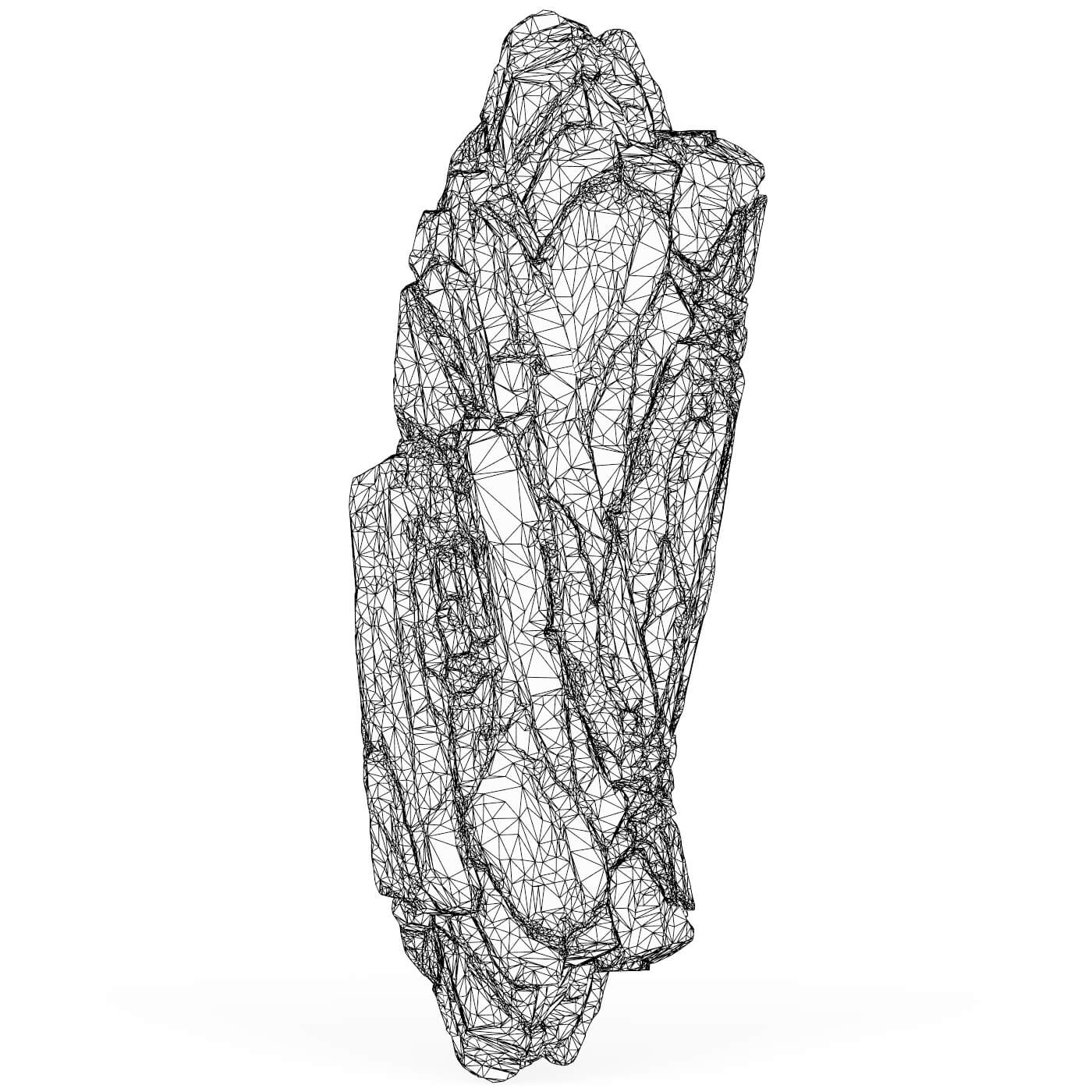 Realistic Low Poly Rock Cliff 05 - 3D Model by TreeWorld3d