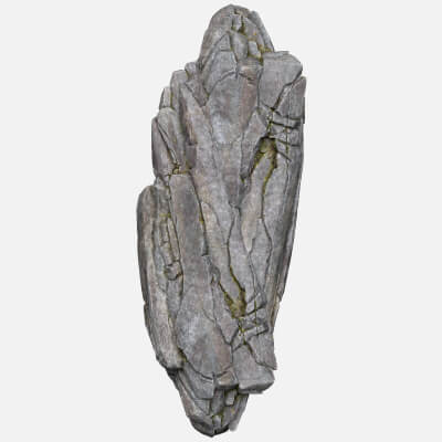 Realistic Low Poly Rock Cliff 05 - 3D Model by TreeWorld3d