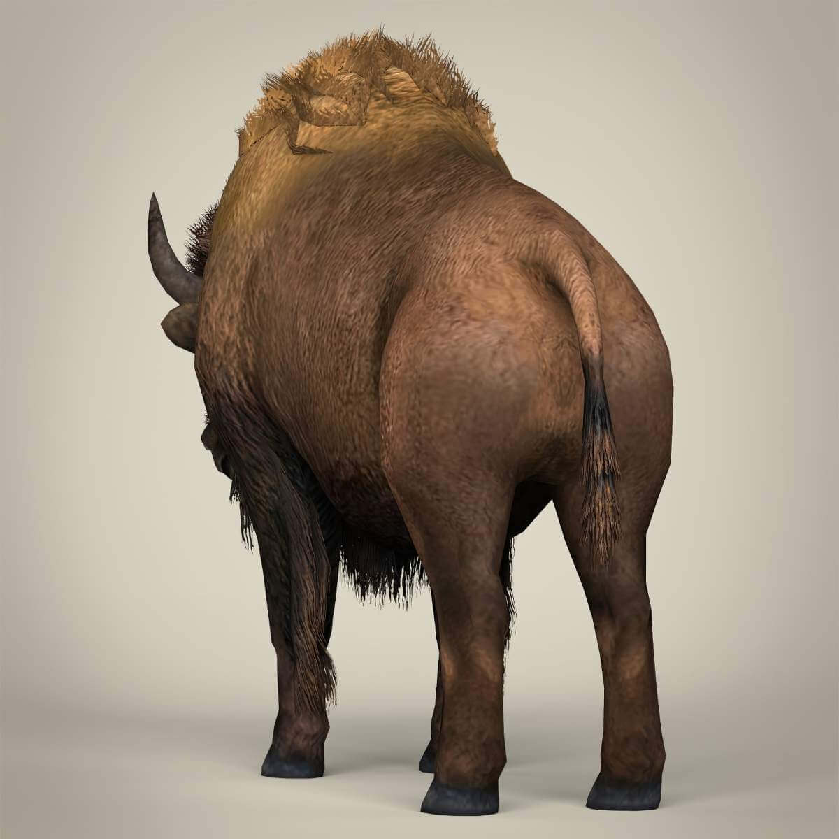 Montana Buffalo - 3D Model by TreeWorld3d