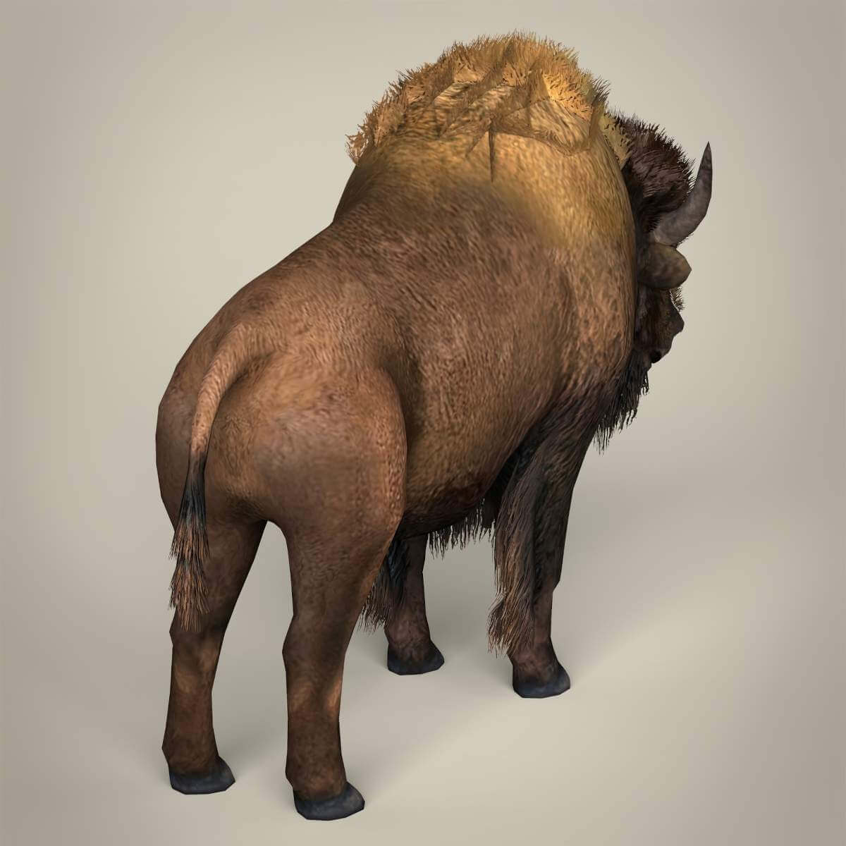 Montana Buffalo - 3D Model by TreeWorld3d