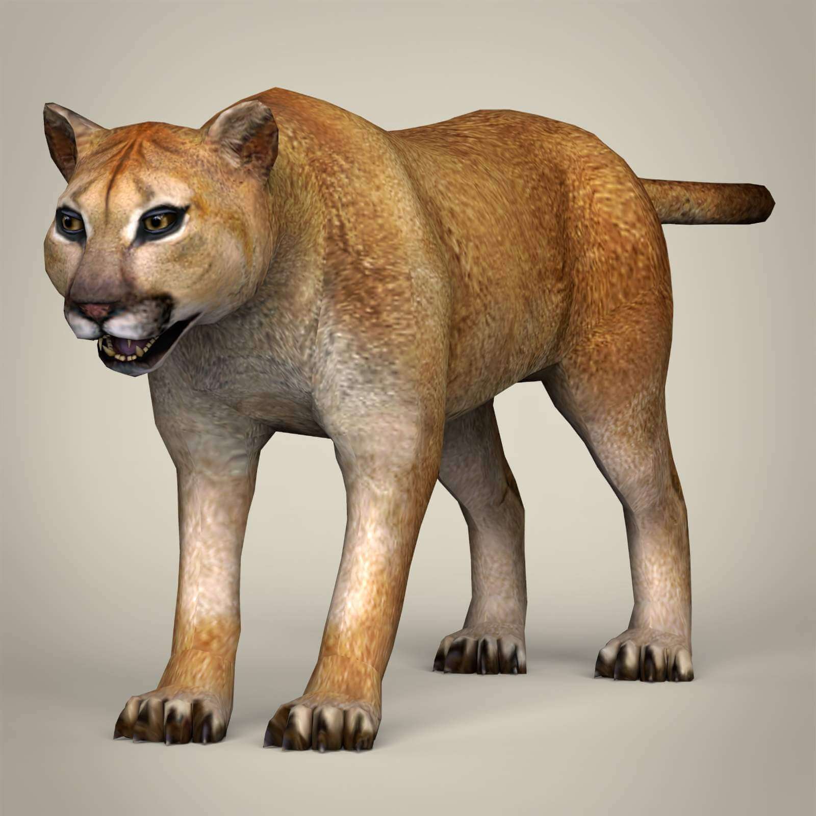 Mountain Lion 3D Model By TreeWorld3d mountain-lion-3d-model-by-treeworld3d