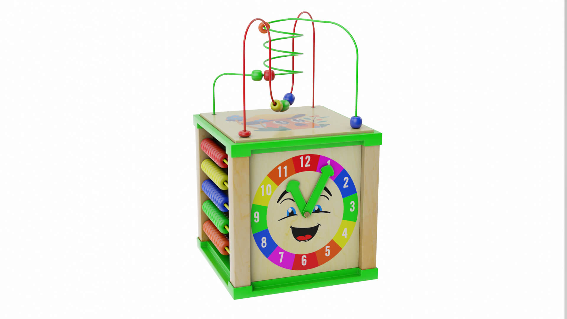 Activity Cube Toy - 3D Model by trenderenderbrad