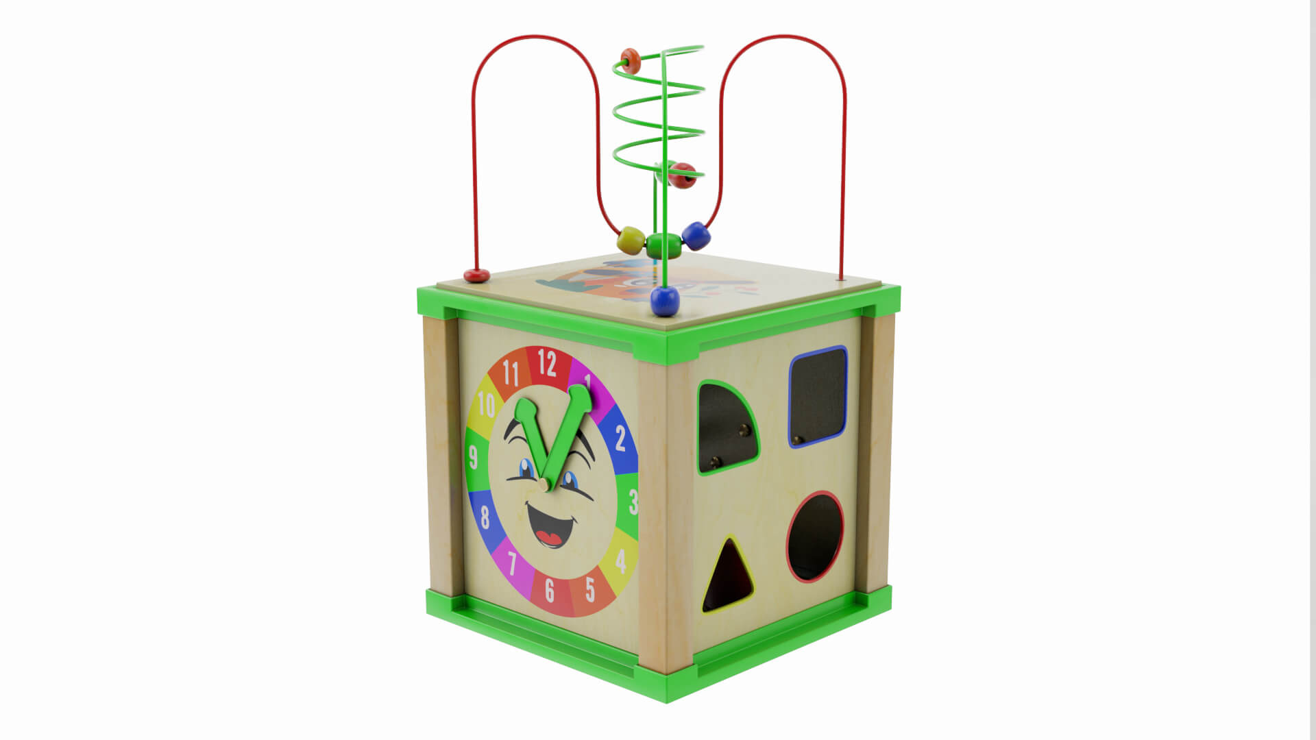 Activity Cube Toy - 3D Model by trenderenderbrad