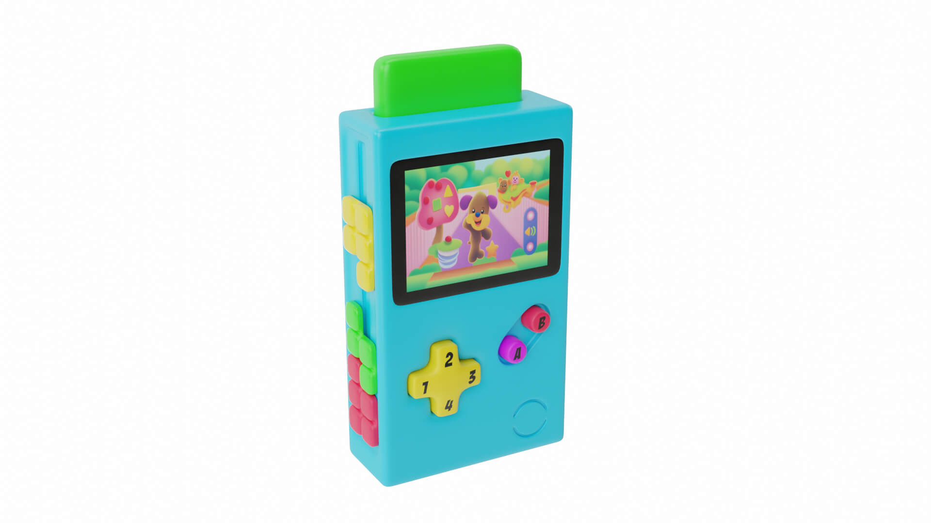 Little Gamer Toy - 3D Model by trenderenderbrad