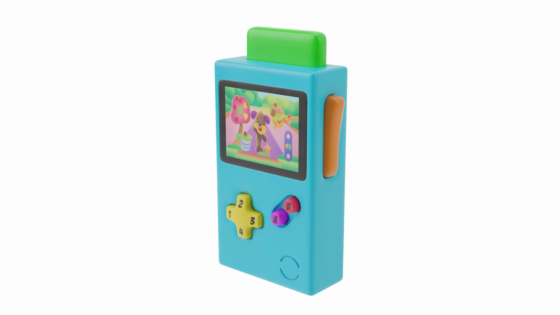 Little Gamer Toy - 3D Model by trenderenderbrad