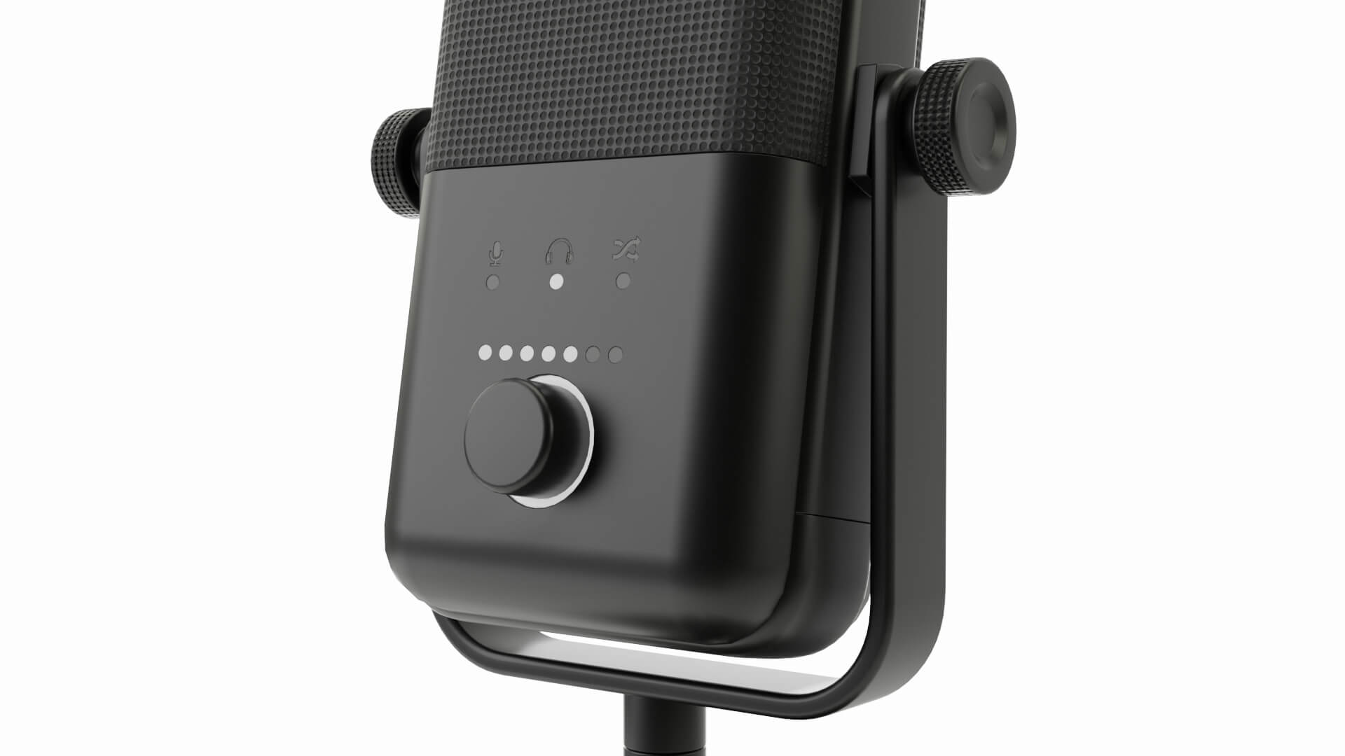 Modern Tabletop Microphone - 3D Model by trenderenderbrad