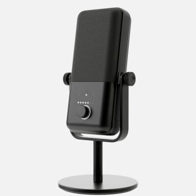 Modern Tabletop Microphone - 3D Model by trenderenderbrad