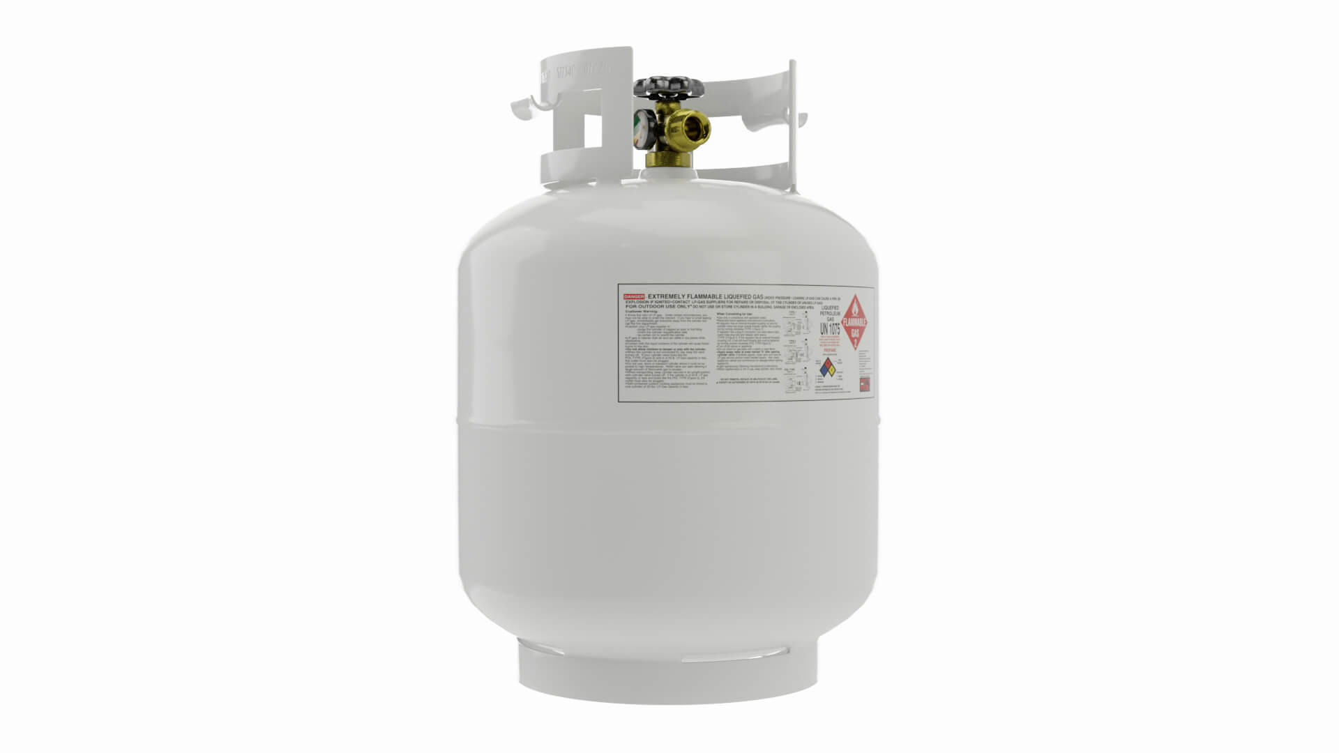 Propane Tank - 3D Model by trenderenderbrad