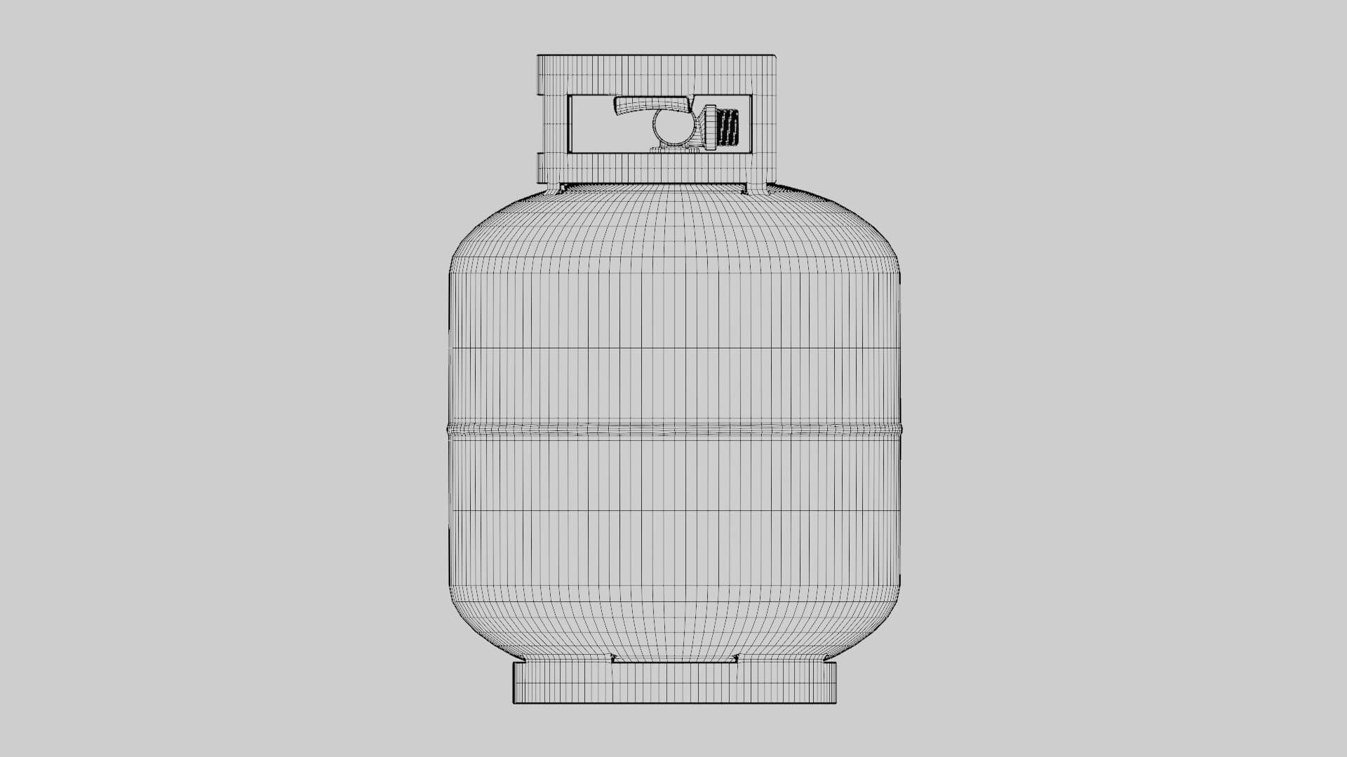 Propane Tank - 3D Model by trenderenderbrad