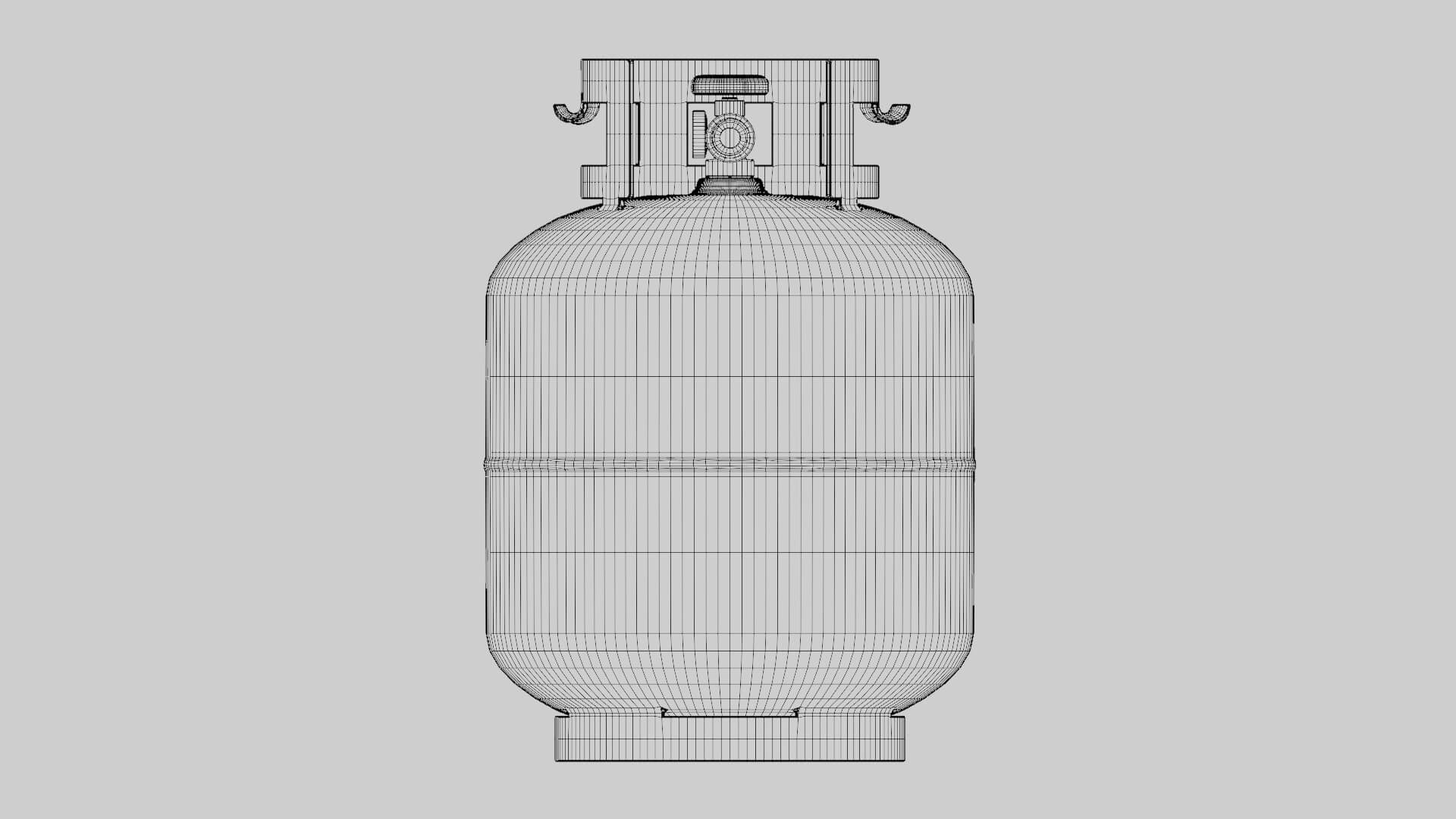 Propane Tank - 3D Model by trenderenderbrad