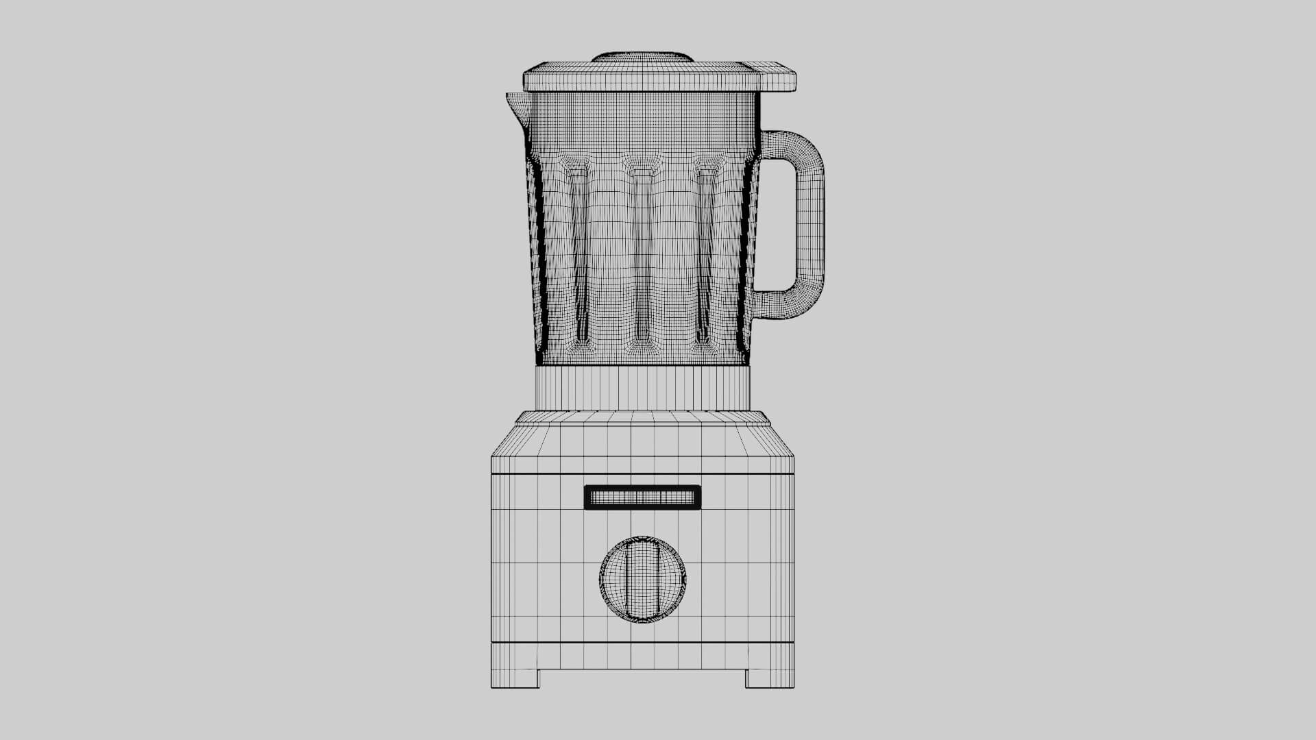 Stainless Steel Blender - 3D Model by trenderenderbrad