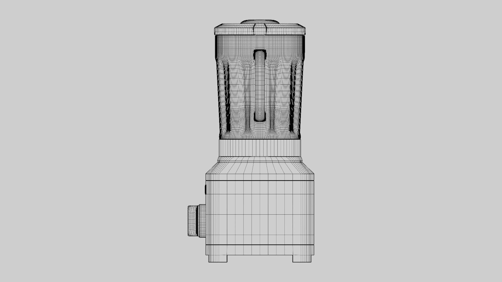 Stainless Steel Blender - 3D Model by trenderenderbrad