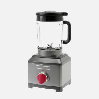 Stainless Steel Blender - 3D Model by trenderenderbrad