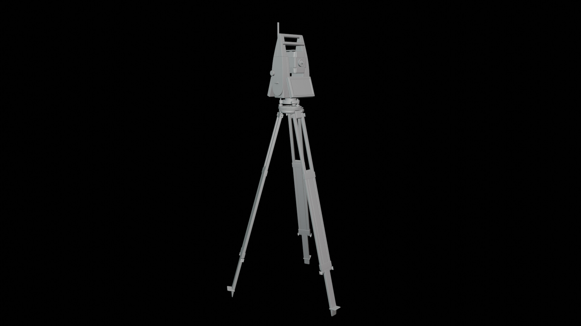 Theodolite Total Station - 3D Model by trenderenderbrad