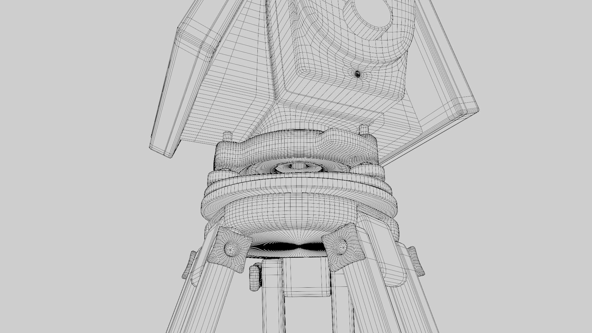 Theodolite Total Station - 3D Model by trenderenderbrad