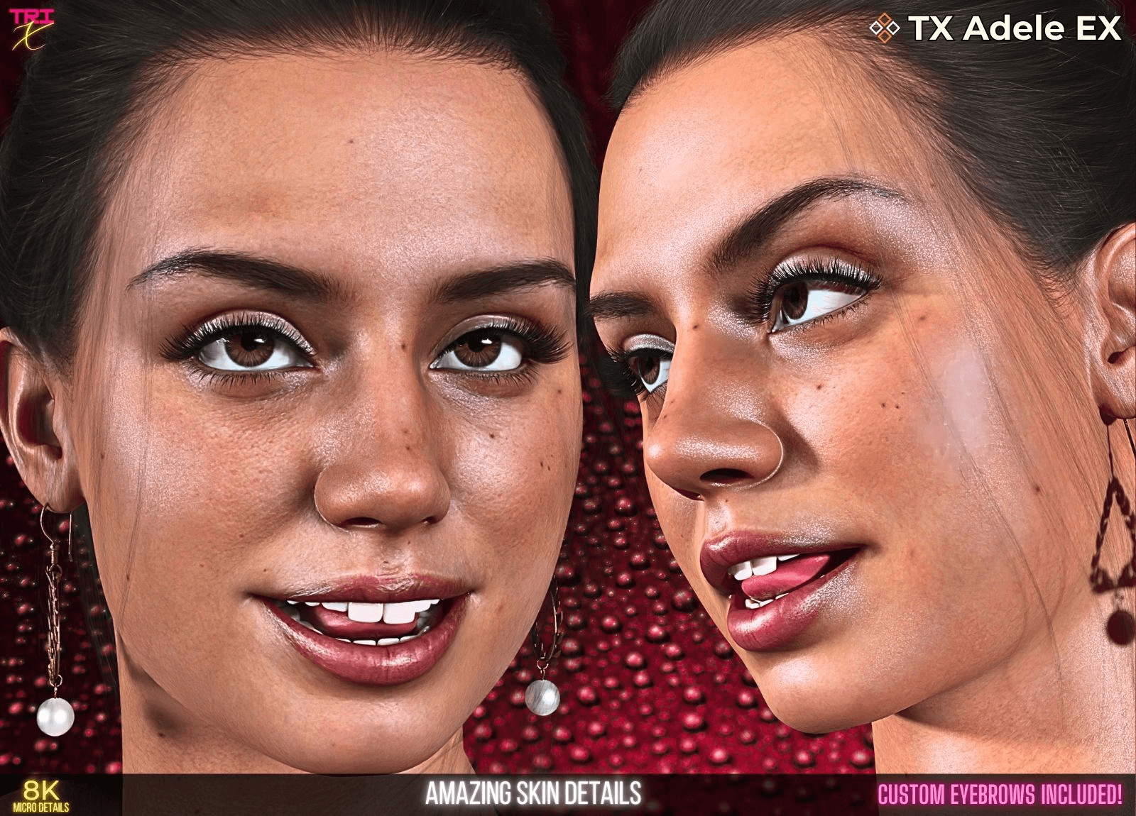 TX Adele EX Premium Pack for G9 G8 G8.1 3D Render by Tri-X
