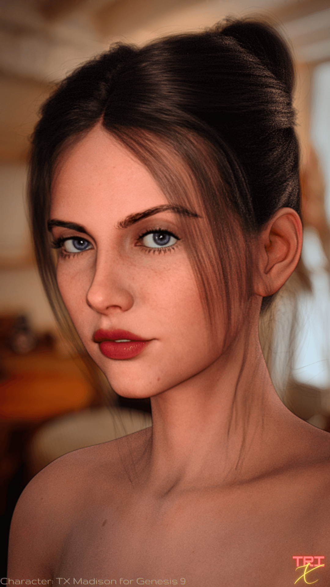 TX Madison Character for Genesis 9 3D Render by Tri-X