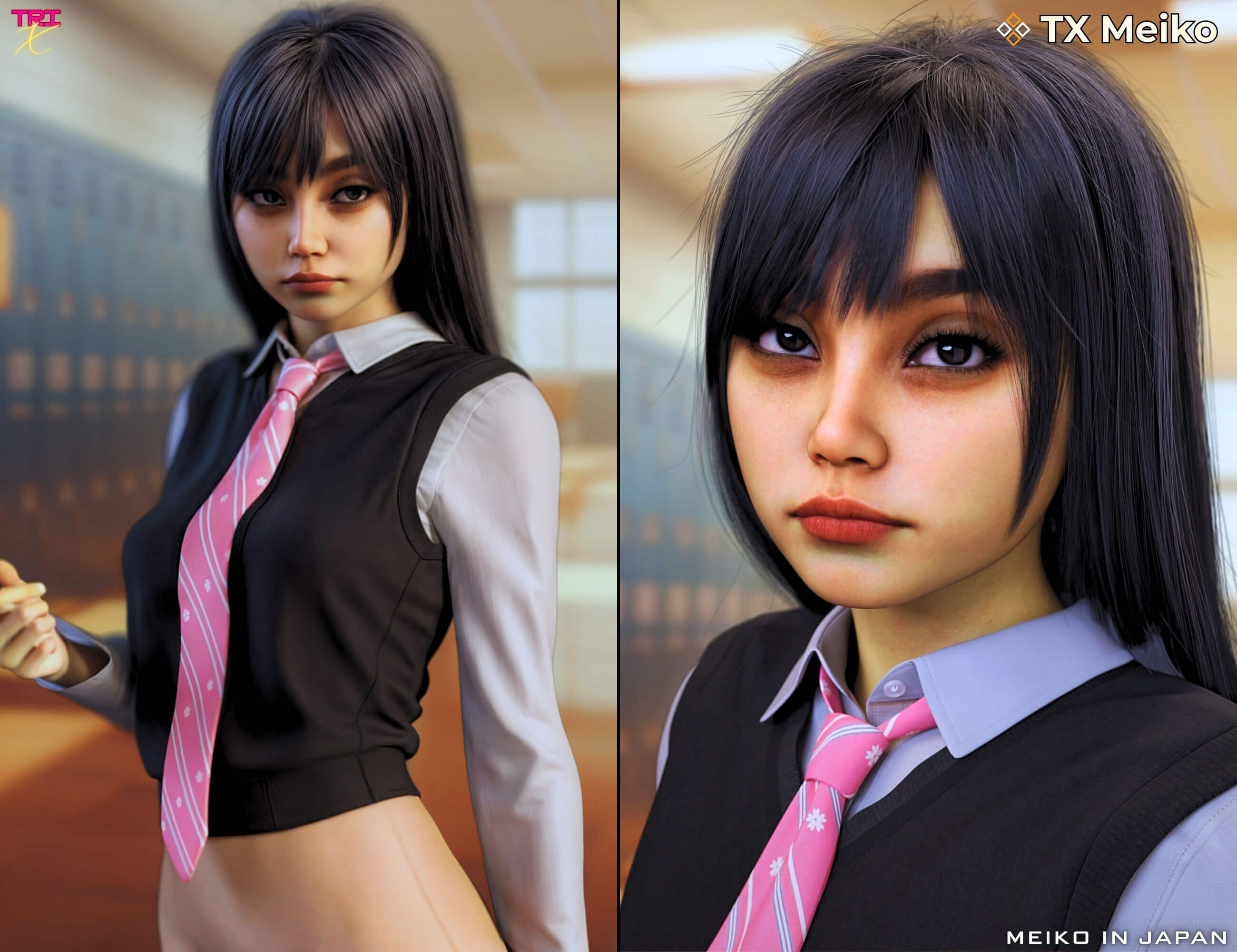 TX Meiko Premium PACK G988.1 3D Render, Digital Art by Tri-X