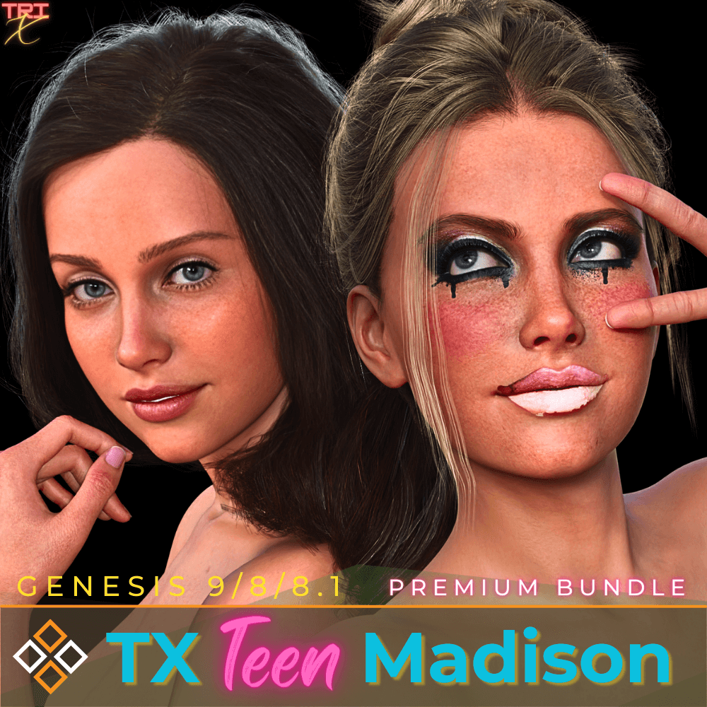 TX Teen Madison for G9 8 8.1 3D Render, Digital Art by Tri-X