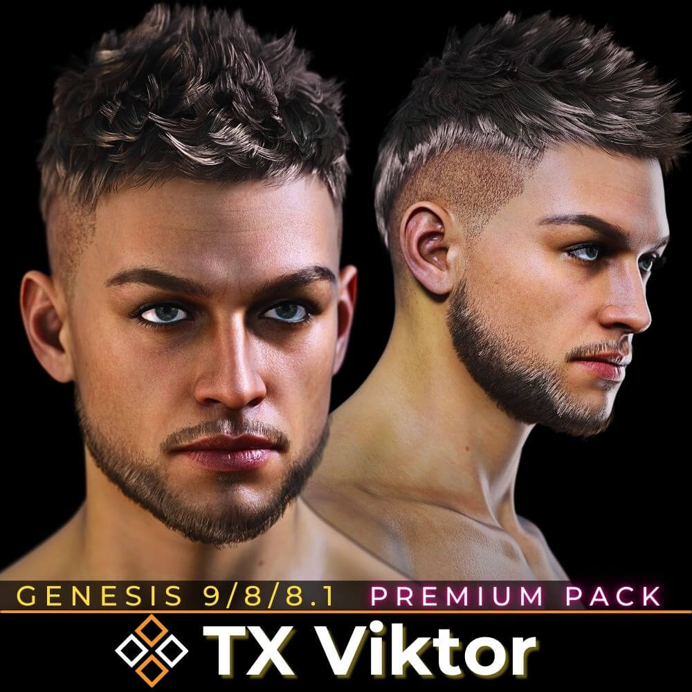 TX Viktor Premium PACK G988.1 3D Render, Digital Art by Tri-X