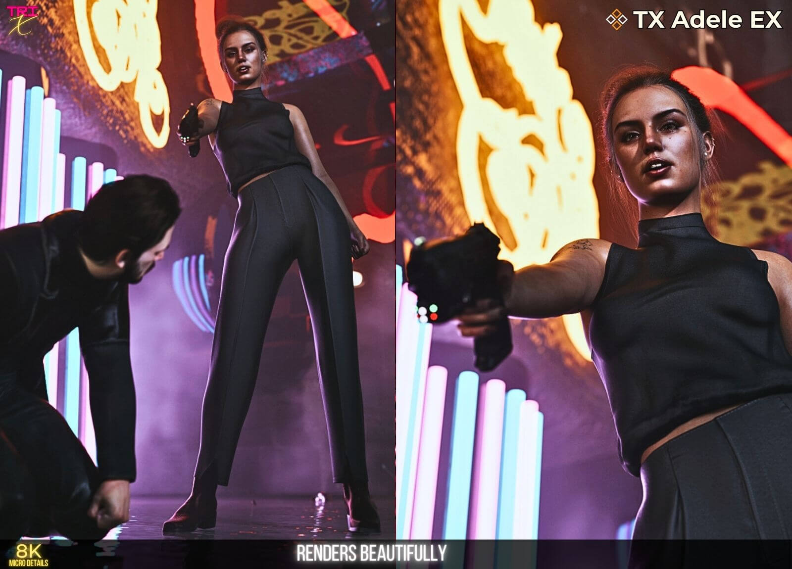 TX Adele EX Premium Pack for G9 G8 G8.1 - Daz Content by Tri-X