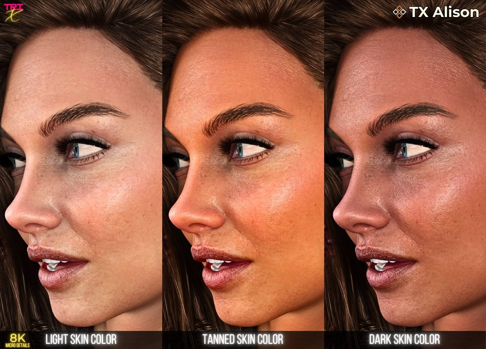 TX Alison Premium Pack for G9 G8 G8.1 - Daz Content by Tri-X