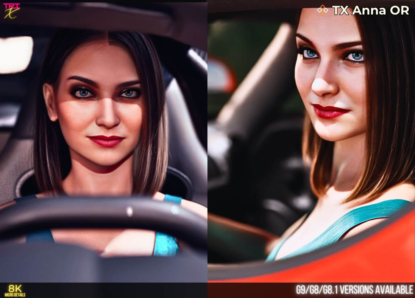 TX Anna OR Premium Pack for G9 G8 G8.1 - Daz Content by Tri-X