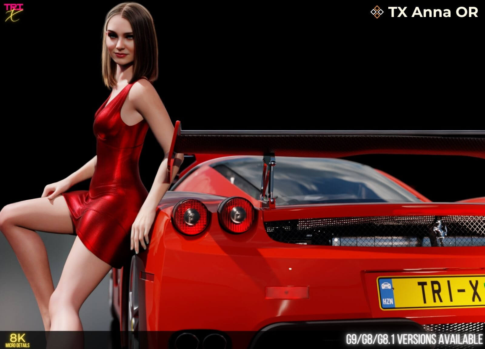TX Anna OR Premium Pack for G9 G8 G8.1 - Daz Content by Tri-X