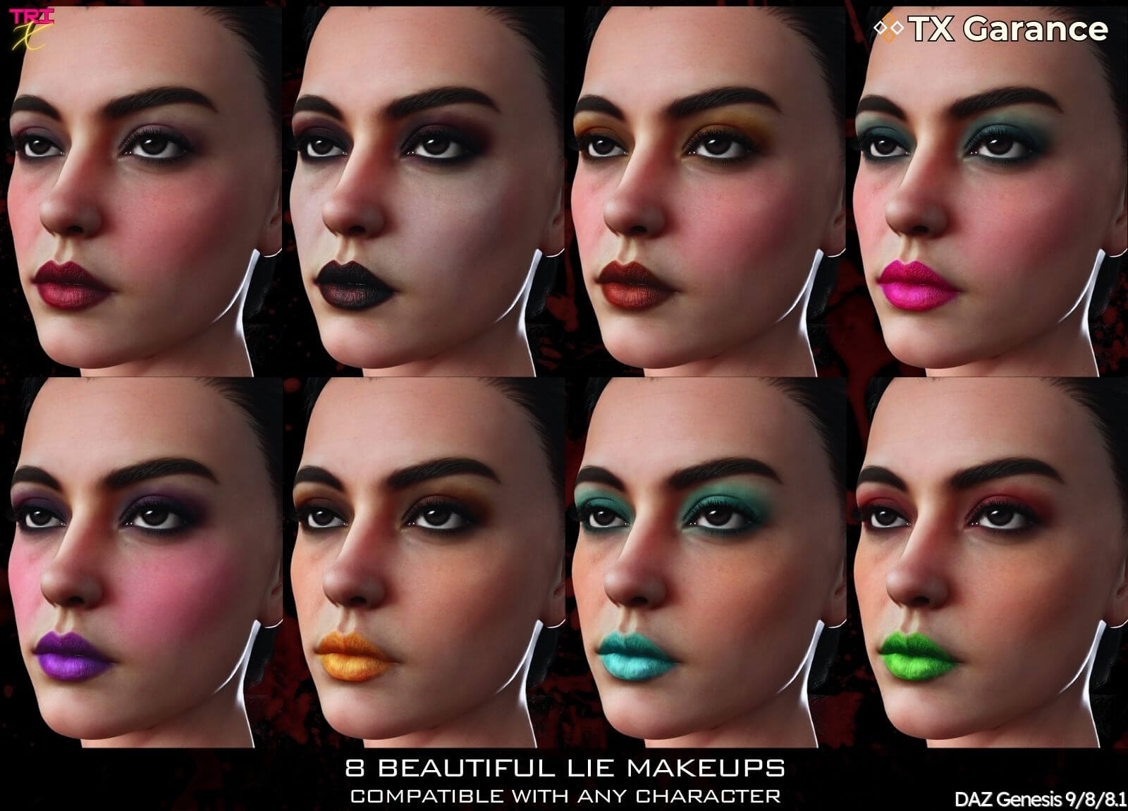 TX Garance Premium Pack for G9 G8 G8.1 - Daz Content by Tri-X