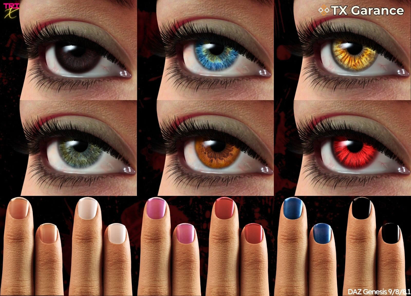 TX Garance Premium Pack for G9 G8 G8.1 - Daz Content by Tri-X